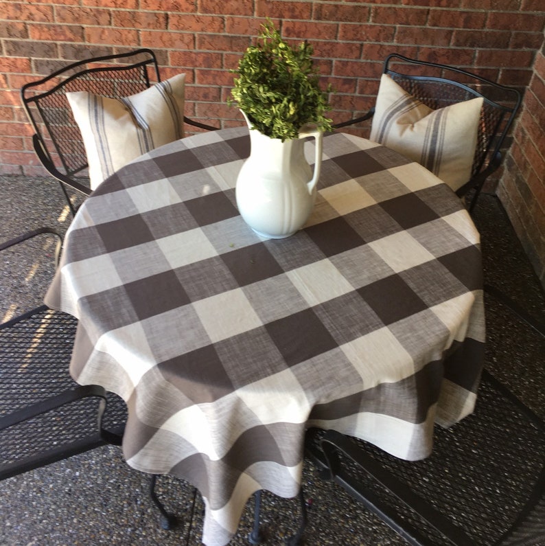 Large Buffalo Check Table Throw - Etsy