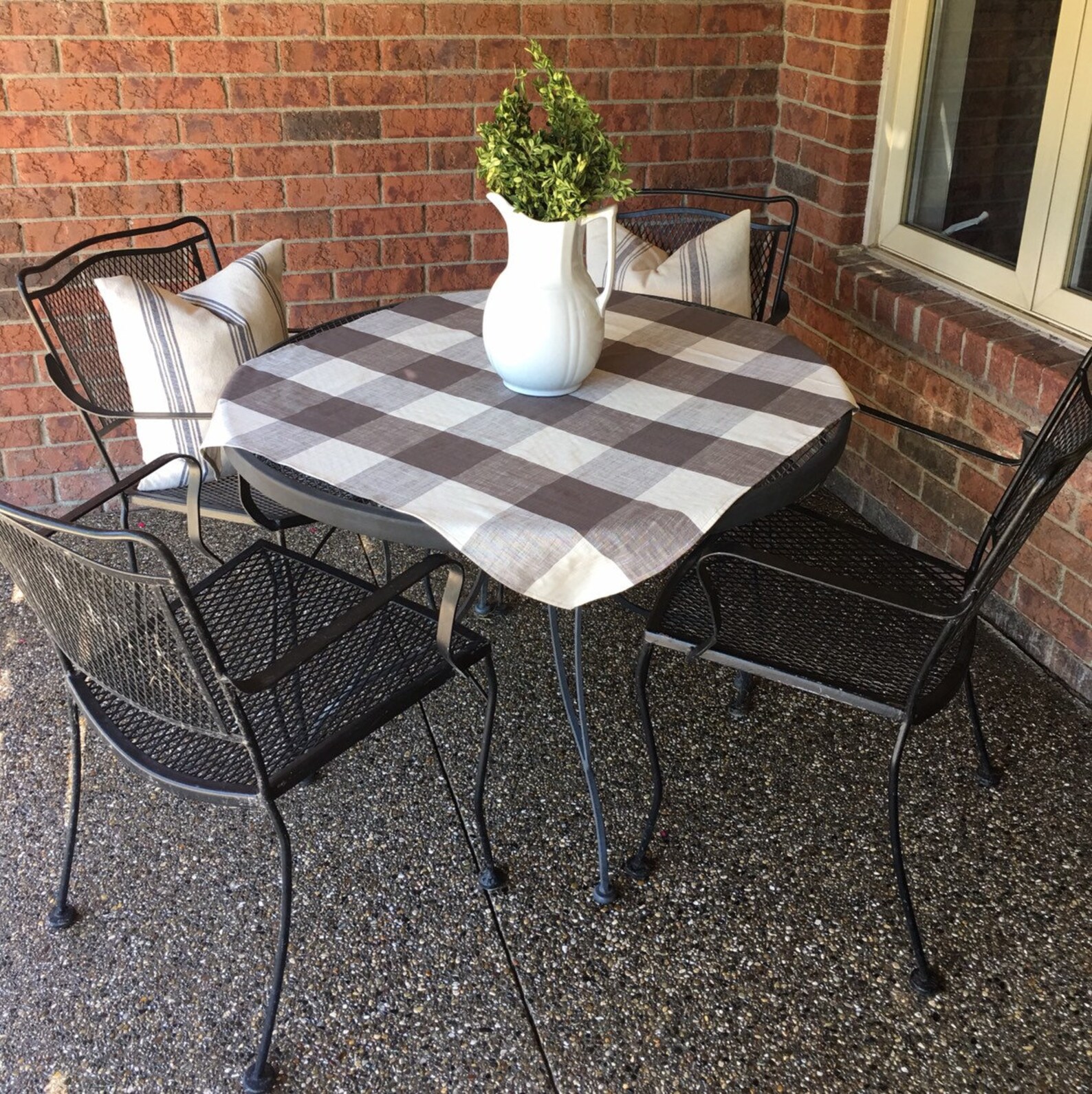 Large Buffalo Check Table Throw - Etsy