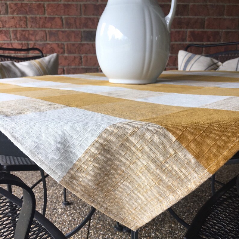 Large Buffalo Check Table Throw - Etsy