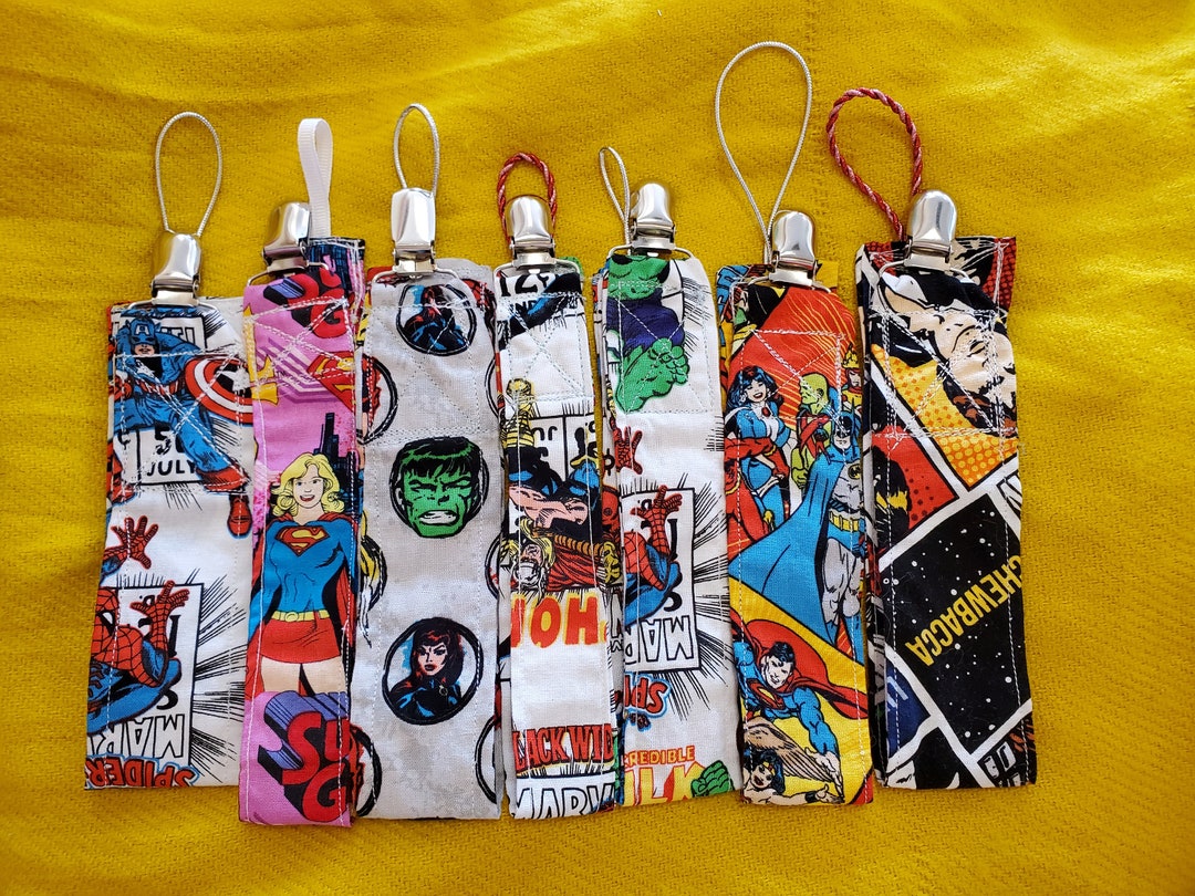 Paci Keeper-superhero Star Wars Pacifier Clips Nuk Straps Baby Shower ...