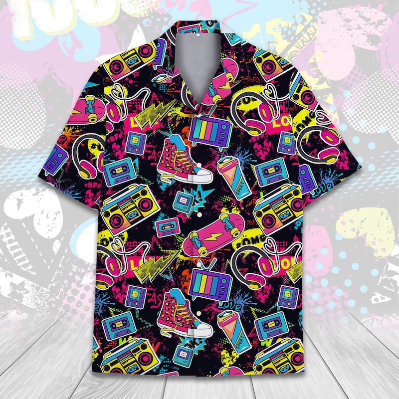 80s 90s Skateboard Shirt - Etsy
