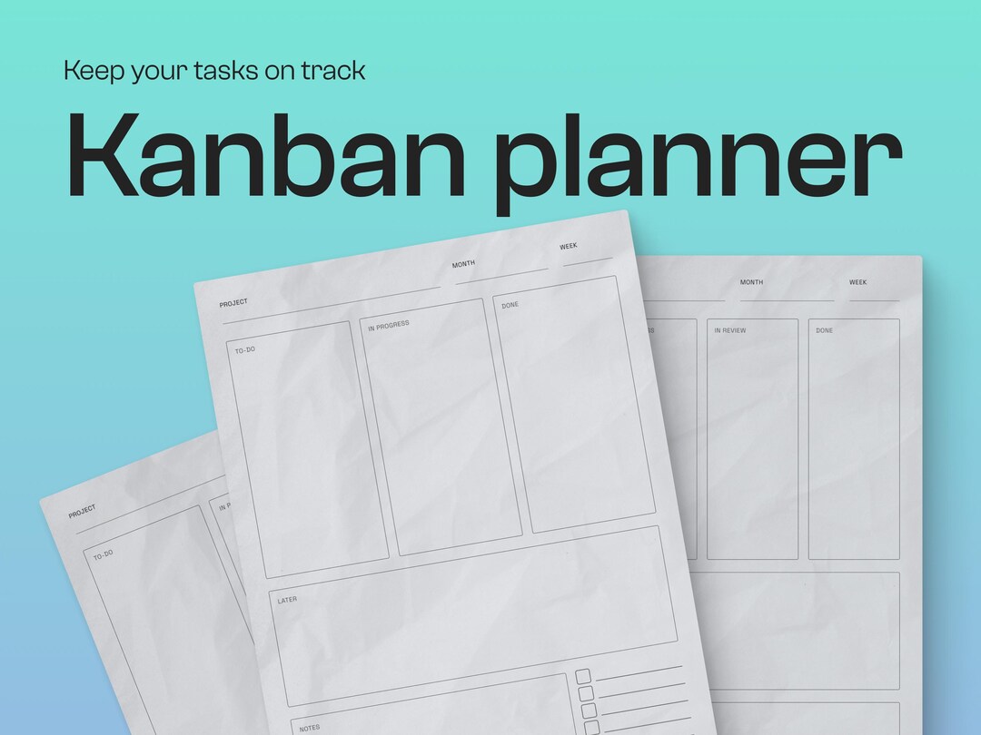 Kanban Planner - Keeping It Simple! (supernote A5x, A5x2, Also ...