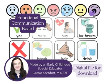Communication Board for the Playground | Recess Social Skills | Visuals ...