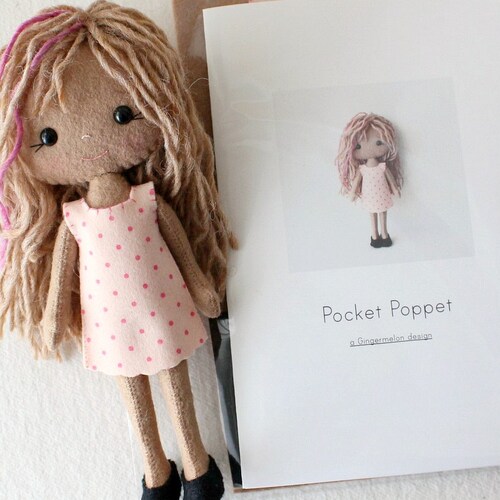 Pocket Poppet Pattern Kit Imogen - Etsy