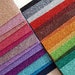 Sparkly Glitter Felt - You Choose Colour/size (priced per Sheet) - Etsy