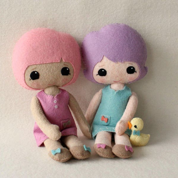 Felt Doll Pattern - Etsy