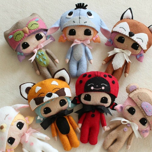 Pocket Pets Pdf Pattern Complete Set of 5 - Etsy