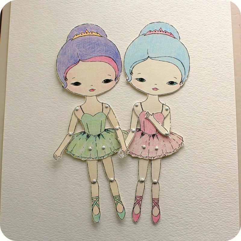 Articulated Paper Dolls - Etsy