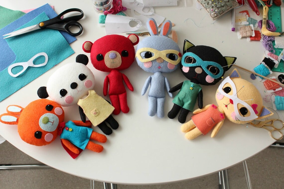 Plush Toy Pdf Pattern - Instant Download - Etsy Canada