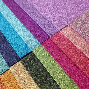 Sparkly Glitter Felt - You Choose Colour/size (priced per Sheet) - Etsy