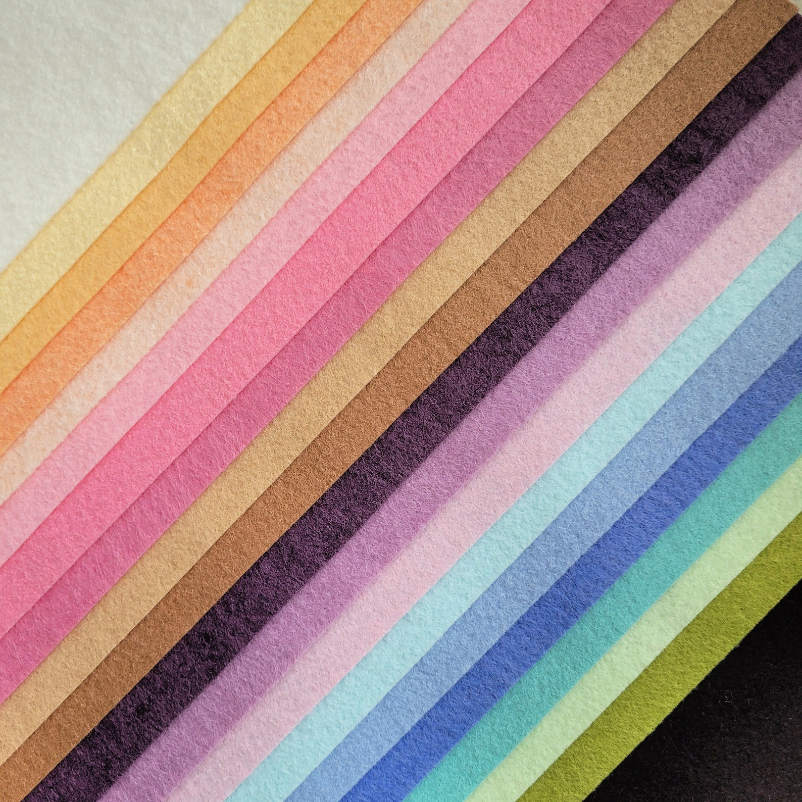 My Faves Merino Wool Blend Felt 20 9x12 Sheets - Etsy