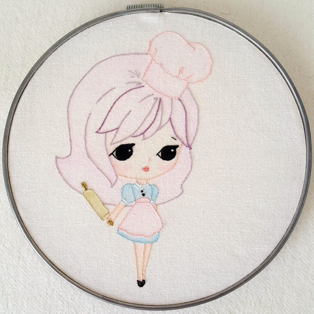 Baker Embroidery Pdf Pattern - Instant Download - Etsy