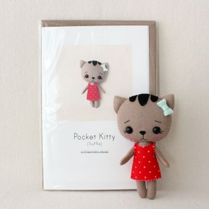Truffle Pocket Kitty Pattern Kit - Etsy