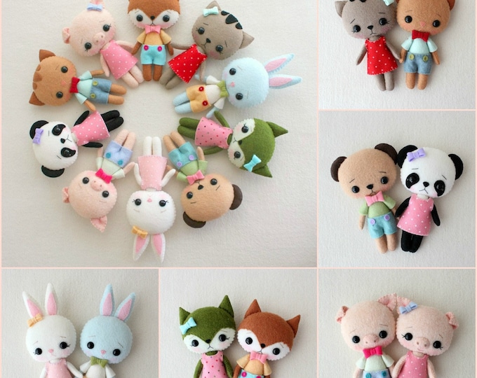 View Animal Patterns by Gingermelon on Etsy