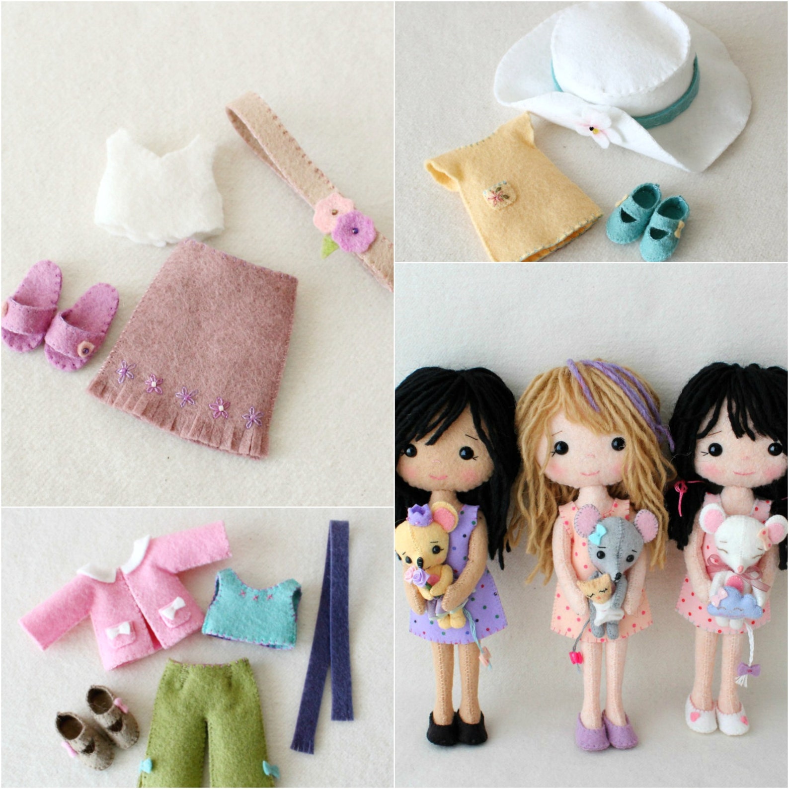 Complete Set of Pdf Patterns for Pocket Poppet Doll and - Etsy UK