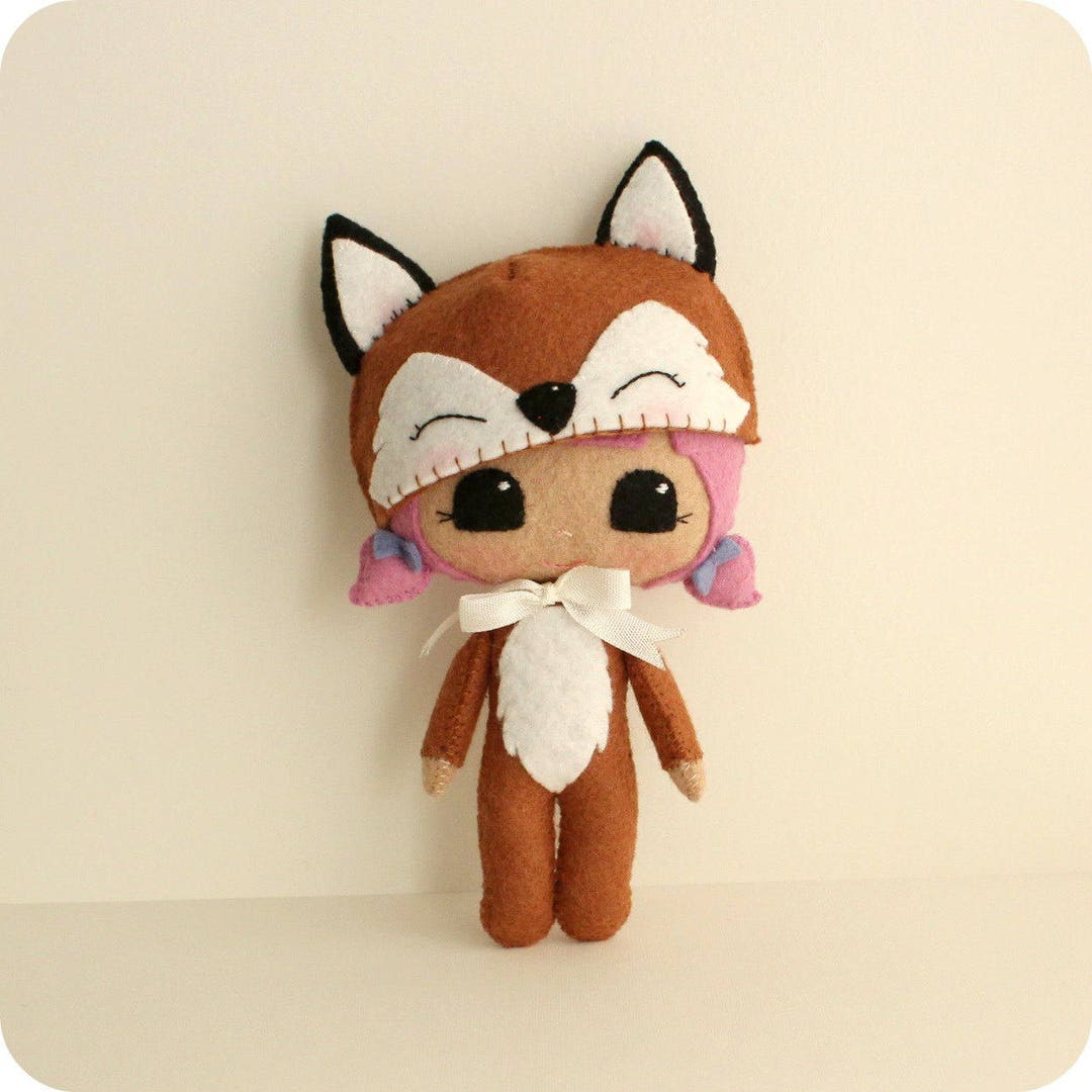 Peek-a-boo Fox Pdf Pattern - Instant Download - Etsy