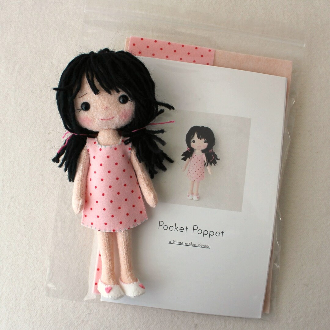 Pocket Poppet Pattern Kit Elodie - Etsy