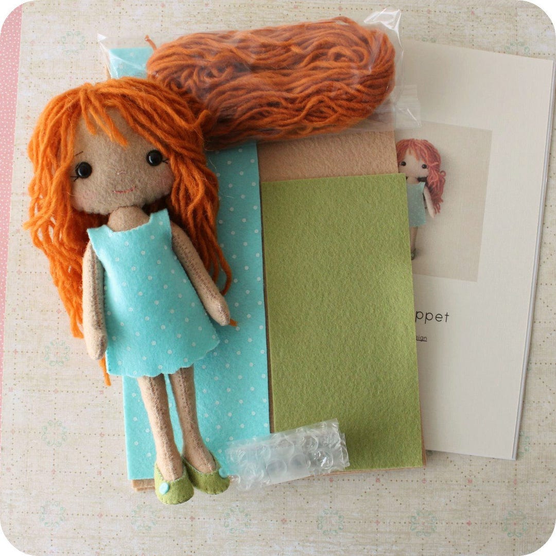 Pocket Poppet Pattern Kit Saffron - Etsy