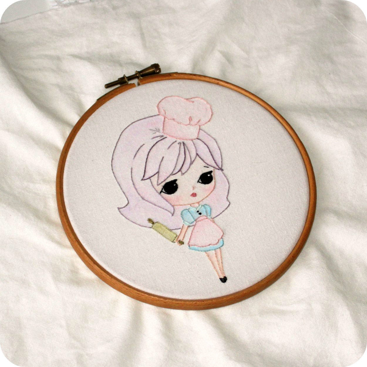 Baker Embroidery Pdf Pattern - Instant Download - Etsy