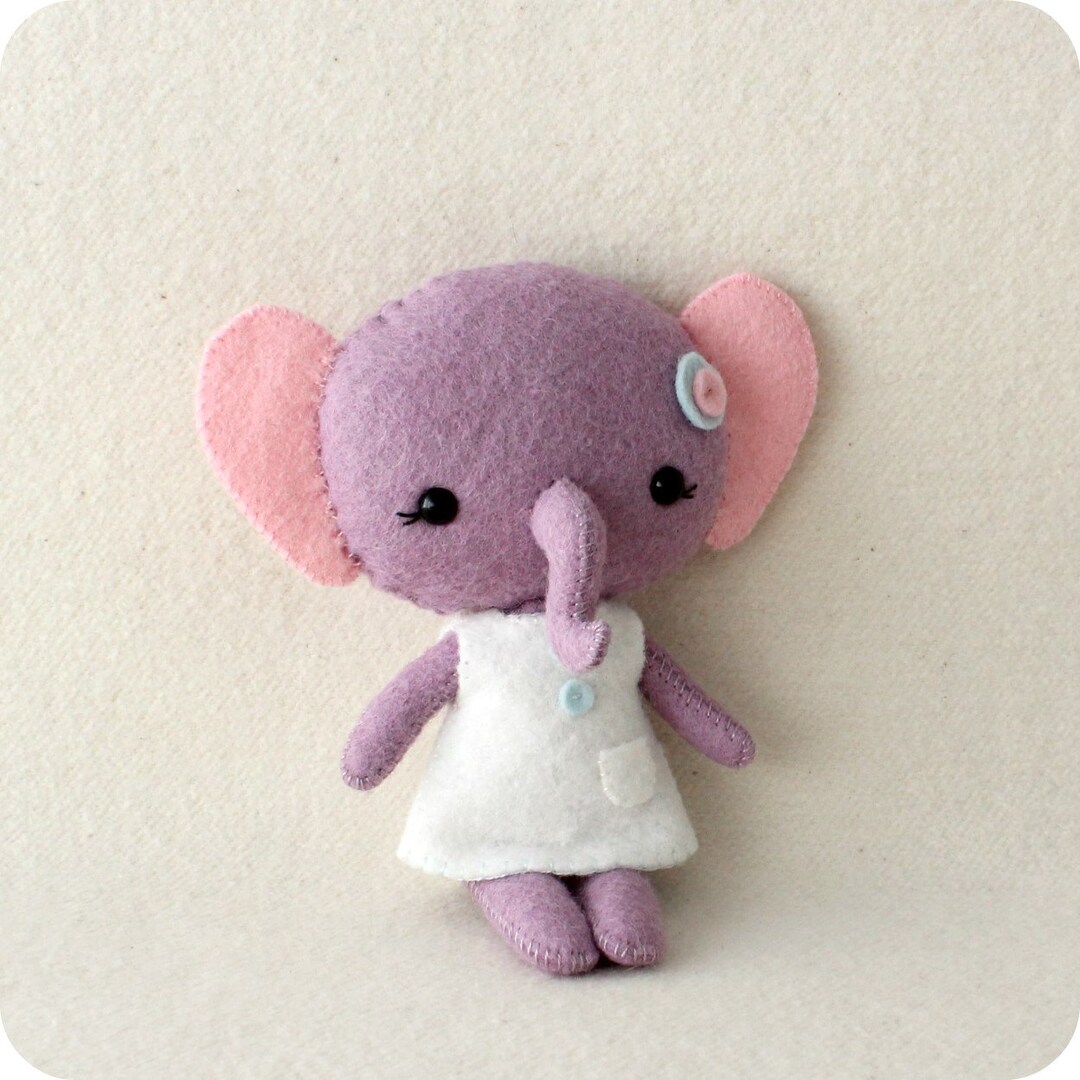 Pocket Elephant Pdf Pattern - Instant Download - Etsy