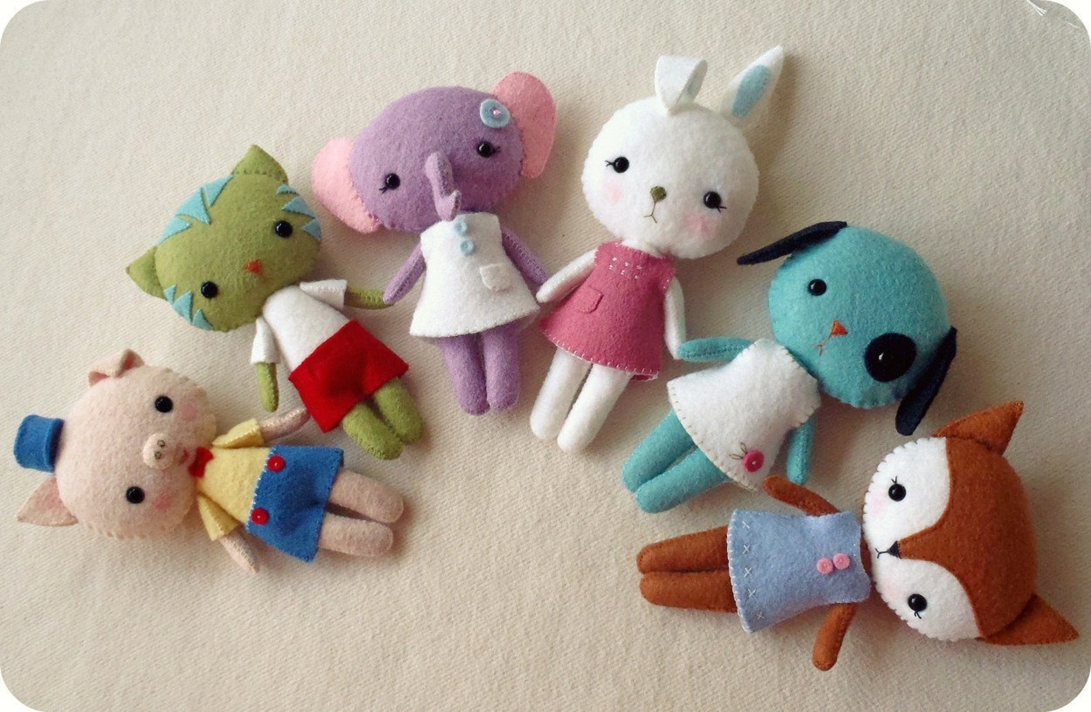 Pocket Pets Pdf Pattern - Set of Six - Etsy