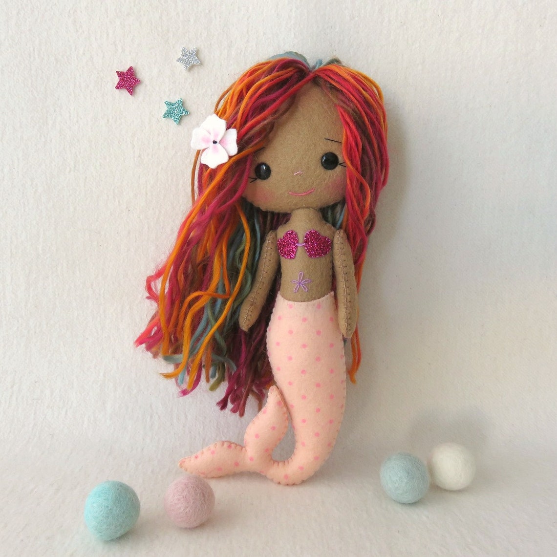 Nerissa - Mermaid Girl Pattern Kit - Etsy Canada