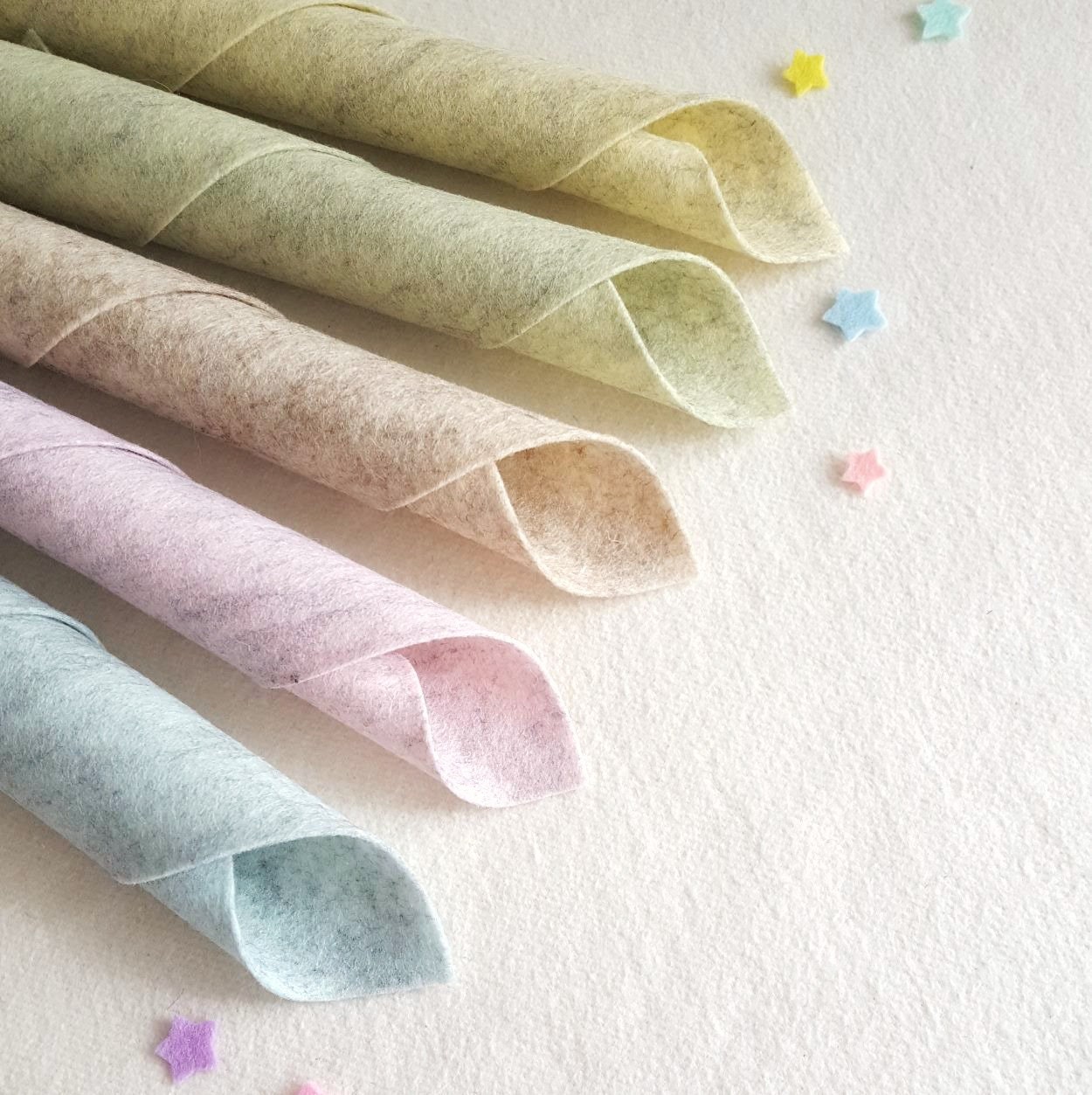 PURE Ice Cream Heather Felt - 5 8x12 Sheets - Etsy