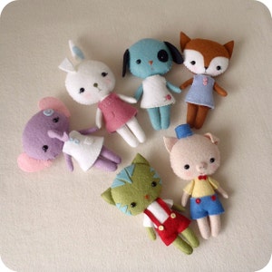 Pocket Pets Pdf Pattern - Set of Six - Etsy