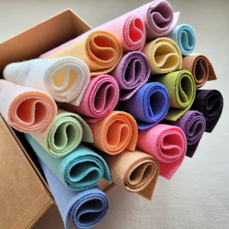 My Faves Merino Wool Blend Felt 20 9x12 Sheets - Etsy