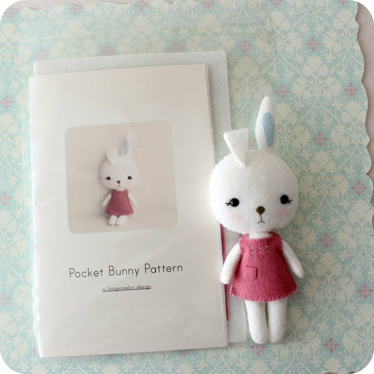 Pocket Bunny Pattern Kit - Etsy