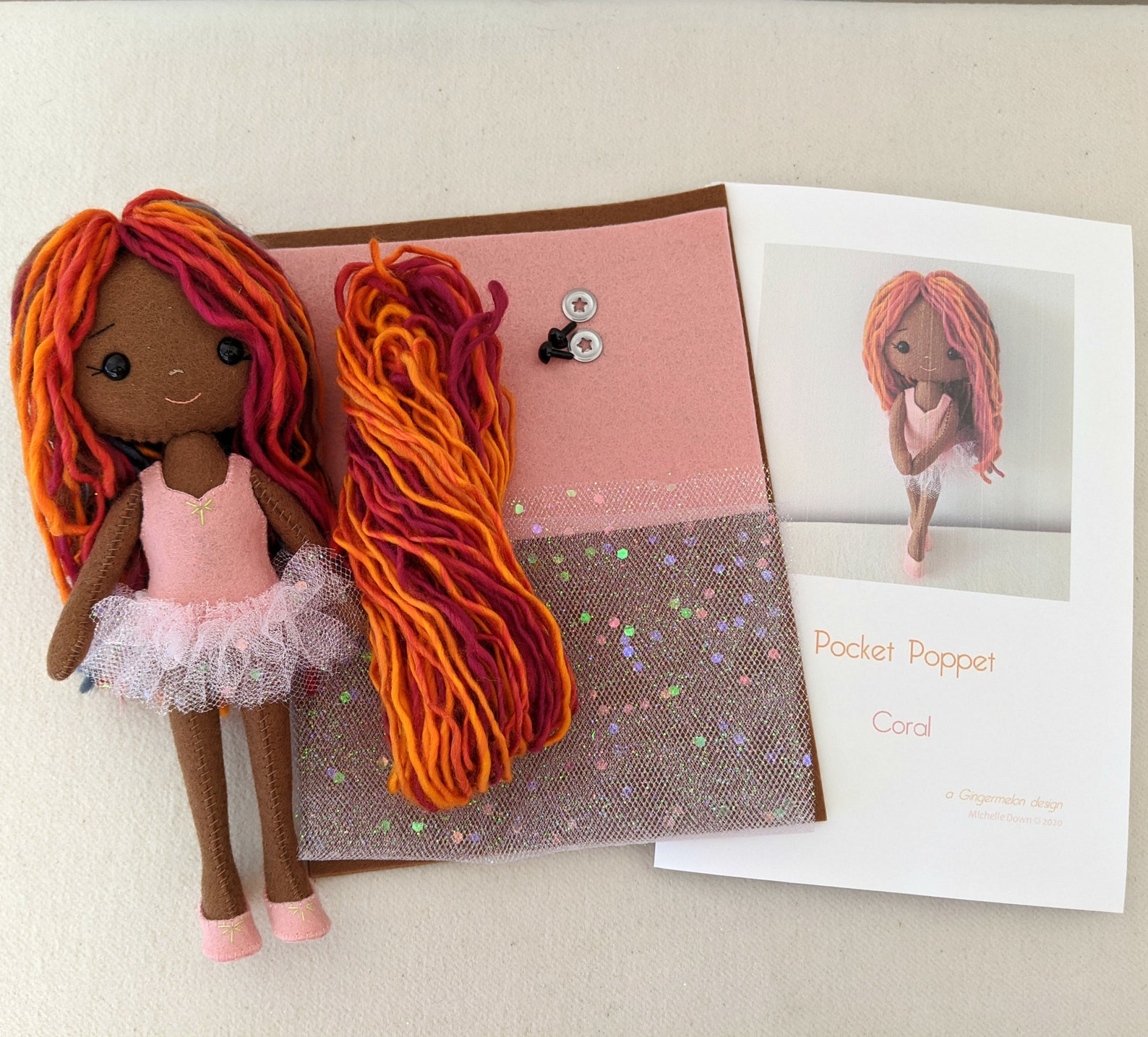 Ballerina Poppet Kit Coral - Etsy