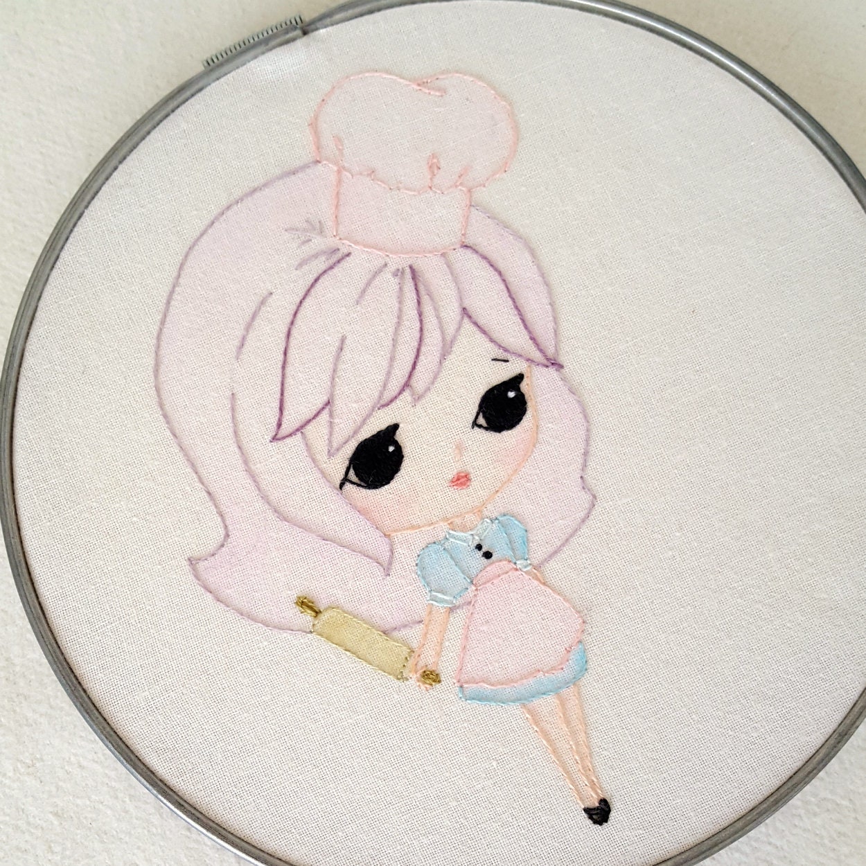 Baker Embroidery Pdf Pattern - Instant Download - Etsy