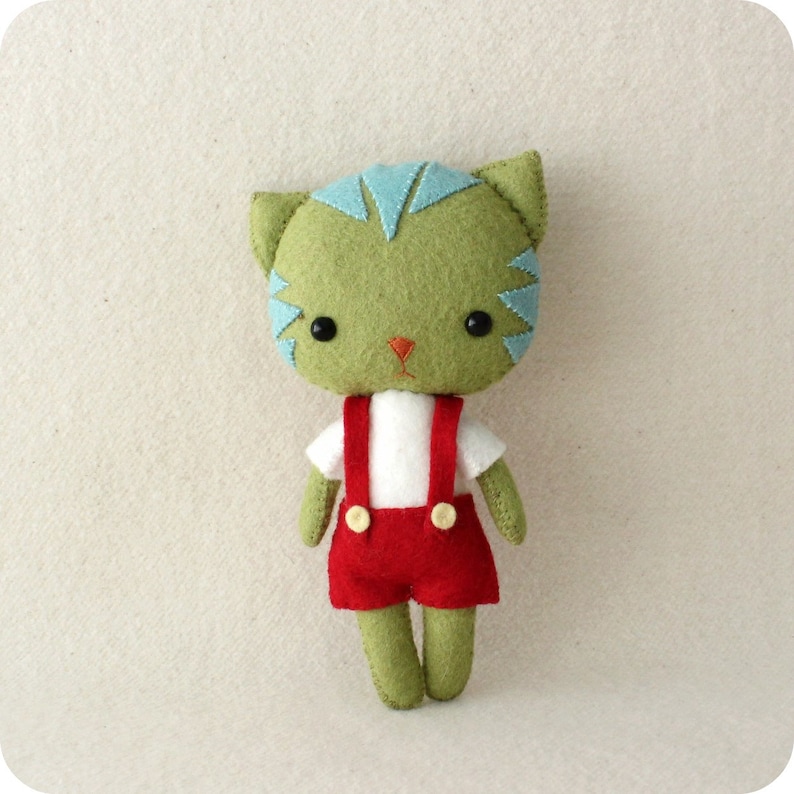 Pocket Kitty Pattern Kit | Etsy