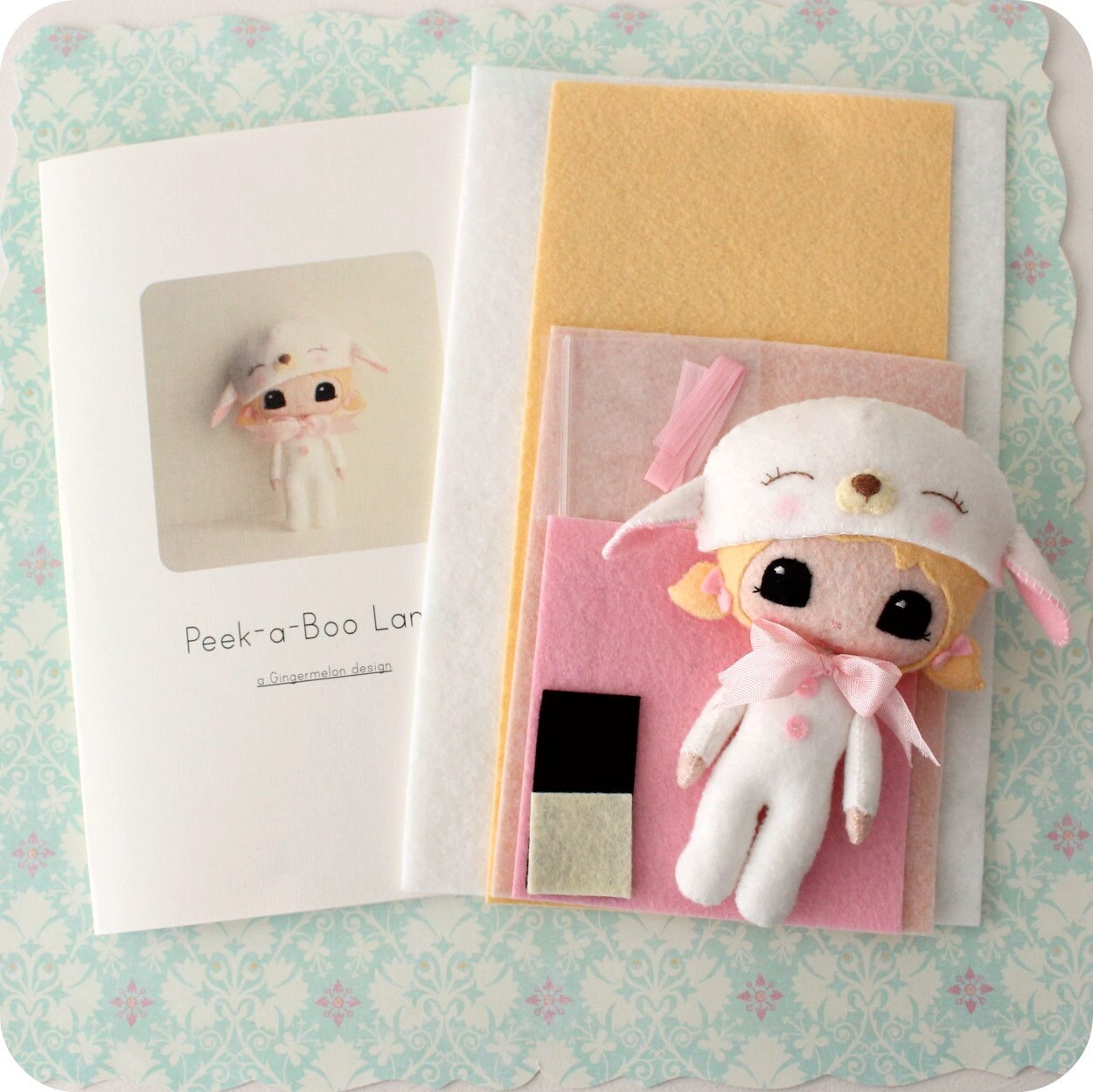 Peek-a-boo Lamb Pattern Kit - Etsy