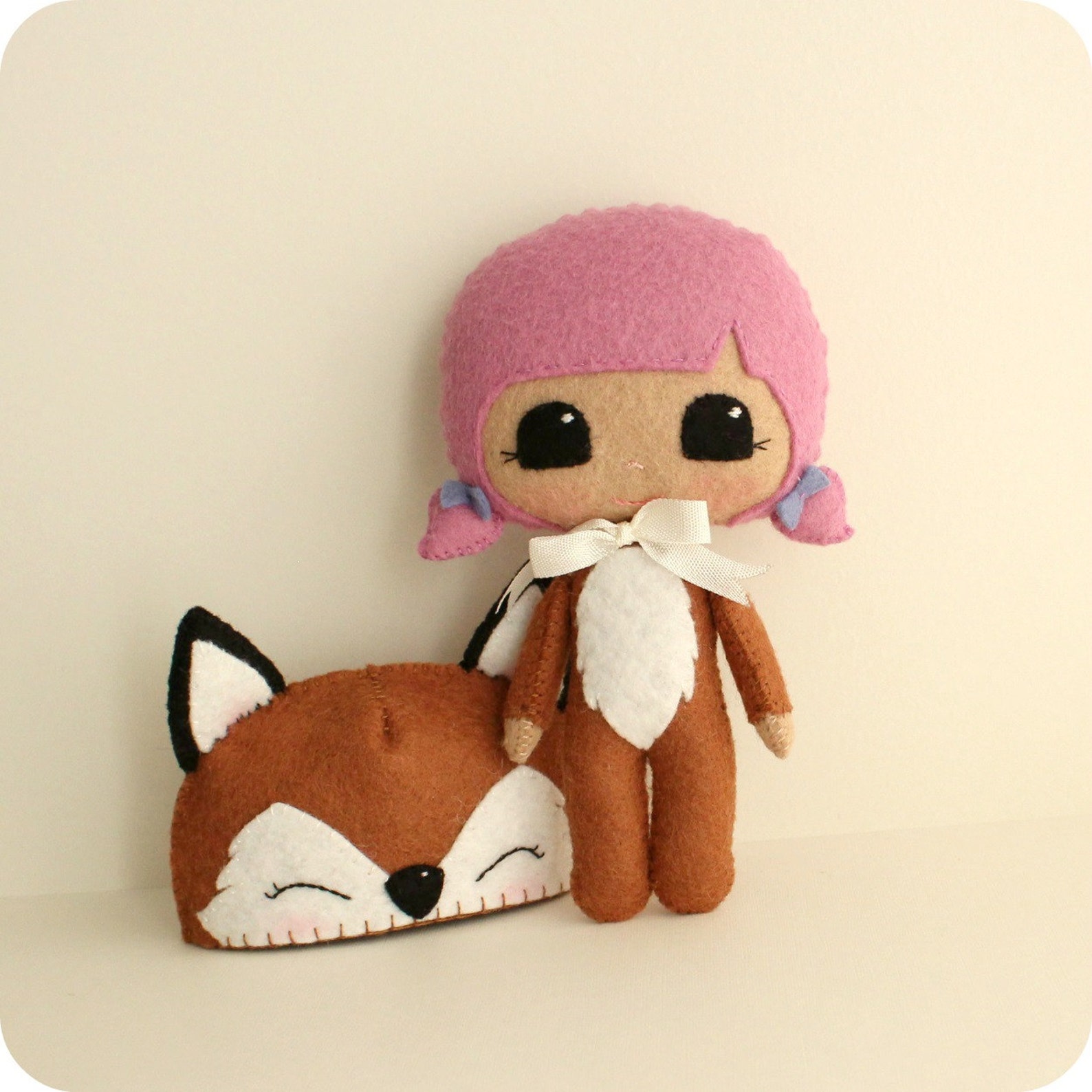 Peek-a-boo Fox Pattern Kit - Etsy