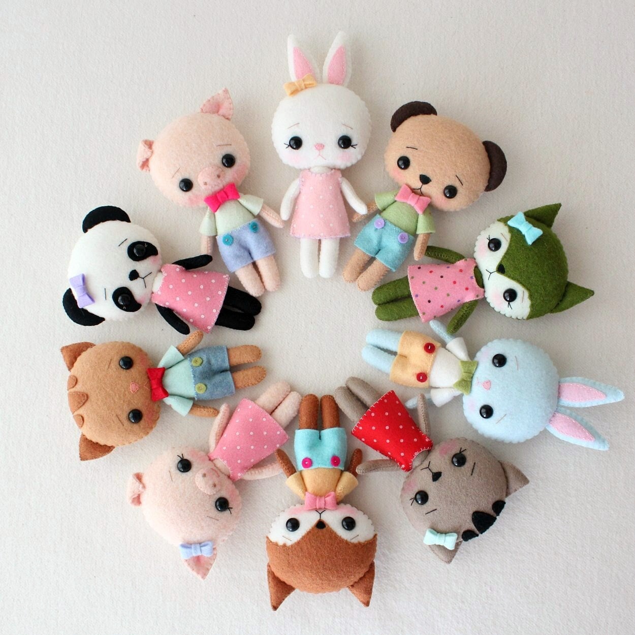 Pocket Pets Pdf Pattern - Complete Set of 5 - Etsy