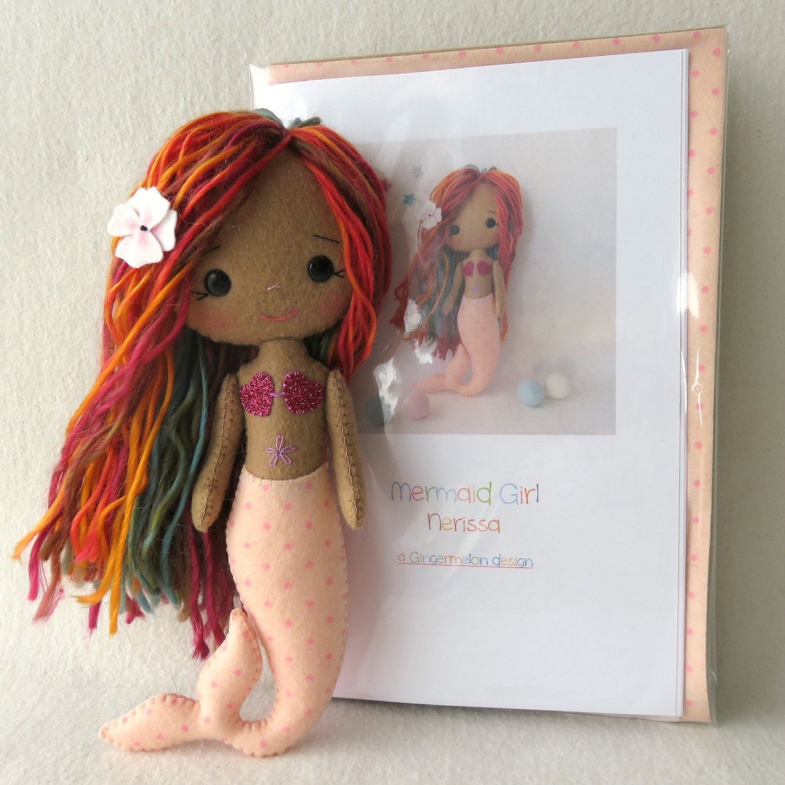 Nerissa - Mermaid Girl Pattern Kit - Etsy Canada