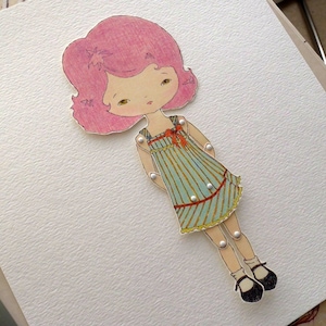 Paper Doll Violet Instant Download - Etsy