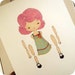 Paper Doll Violet Instant Download - Etsy