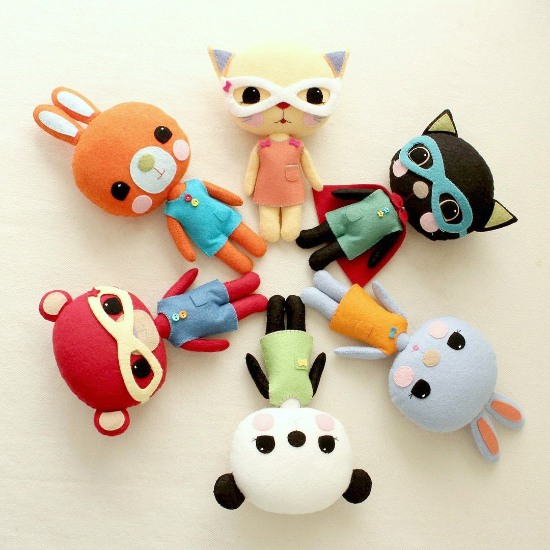 Plush Toy Pdf Pattern - Instant Download - Etsy