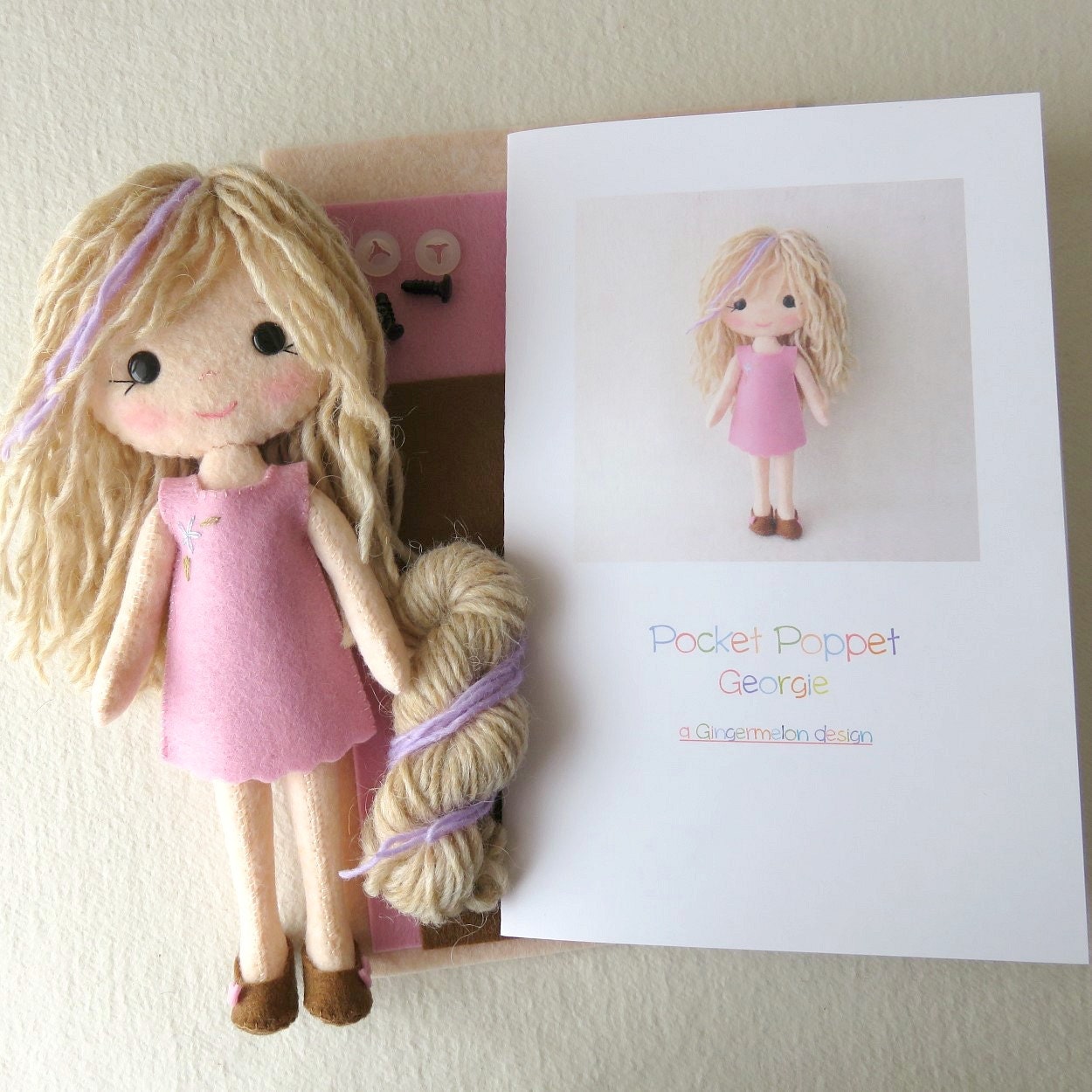 Pocket Poppet Kit Georgie | Etsy Canada
