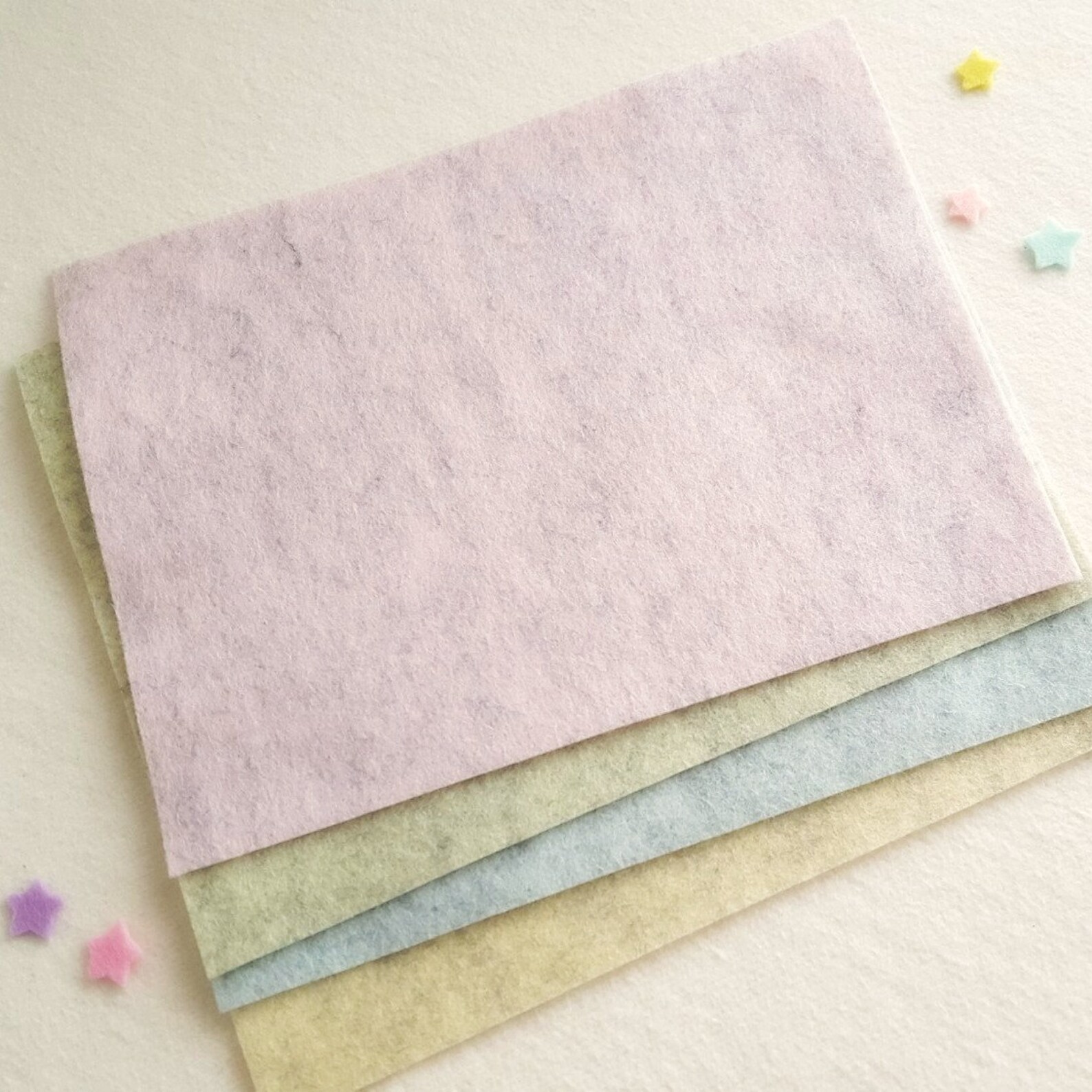 PURE Ice Cream Heather Felt - 5 6x8 Sheets - Etsy