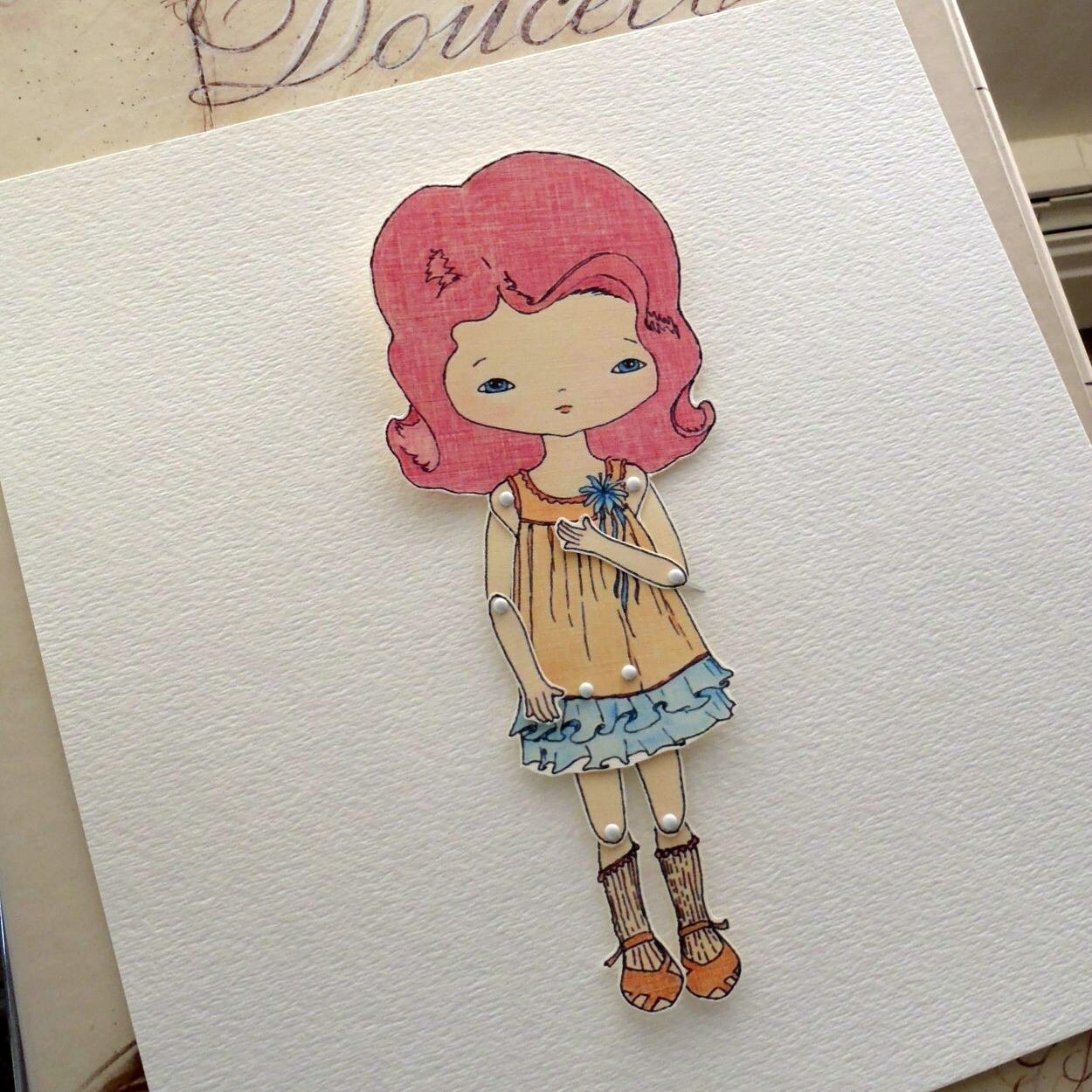 Paper Doll Crimson Instant Download - Etsy