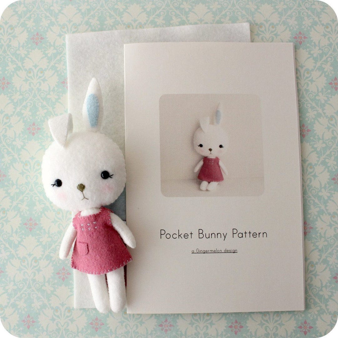 Pocket Bunny Pattern Kit - Etsy