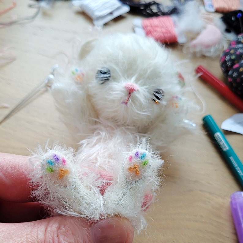 Cuddle Puffs - Kitty and Bear - PDF Pattern - Etsy