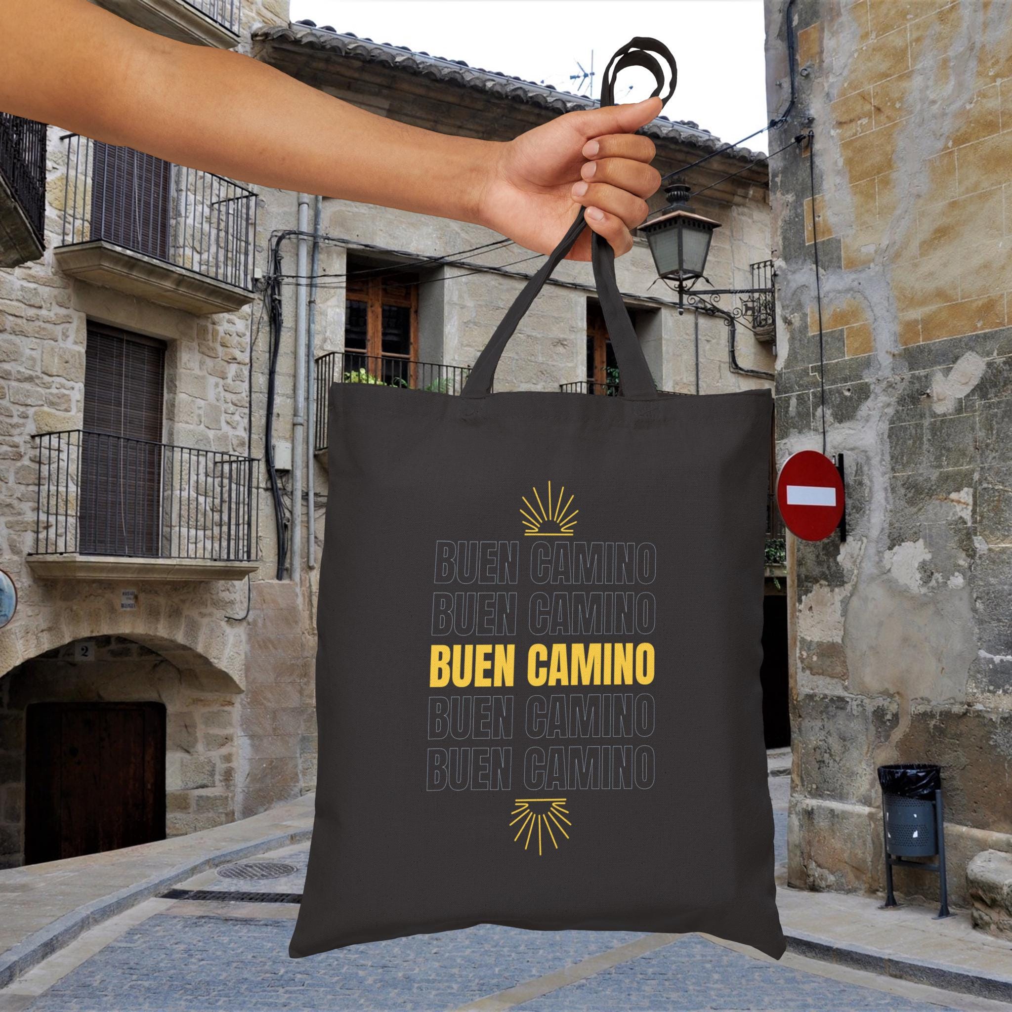 Camino De Santiago Tote Bag With Pilgrim Scallop Shell Buen Camino Gift ...