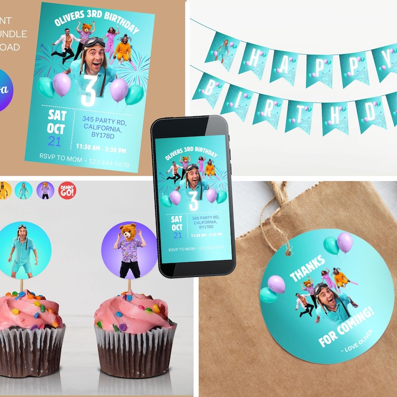 Danny Go Party - Etsy