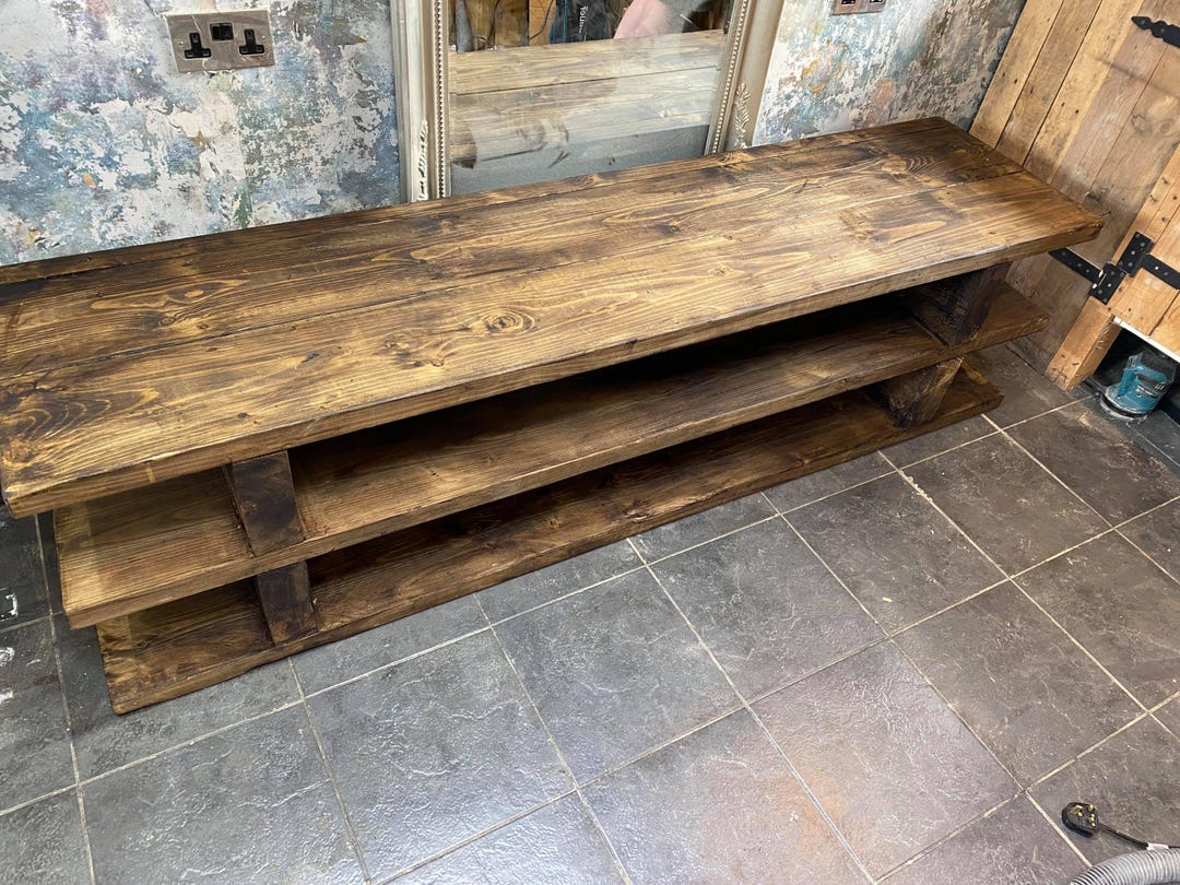 Rustic Reclaimed Wood TV Stand/sideboard, Bespoke Handmade Furniture - Etsy