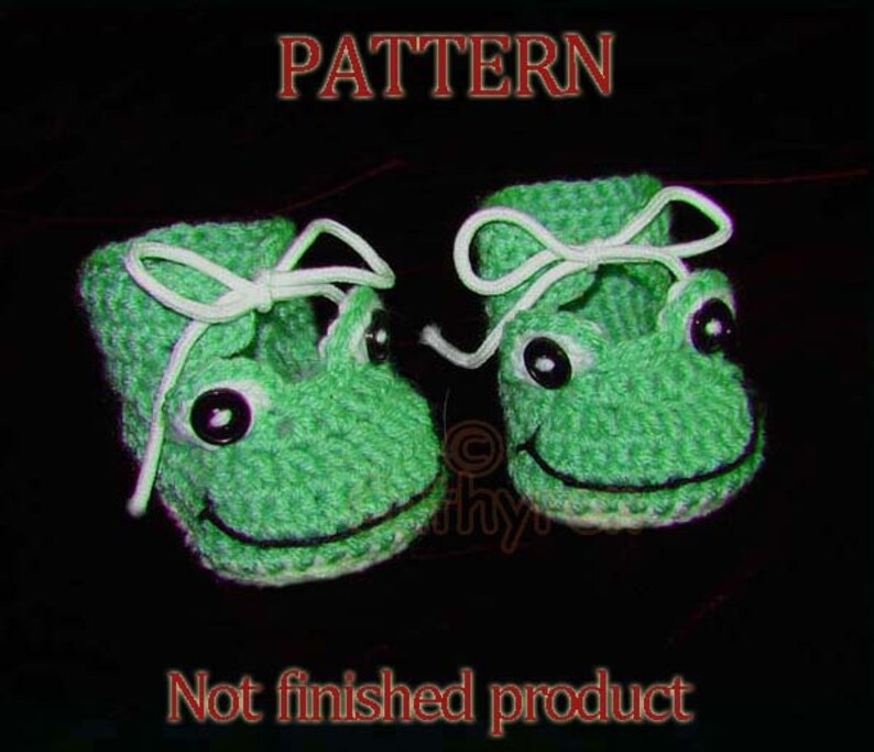 Baby Boy Frog Booties Instant Download Crochet Pattern - Etsy