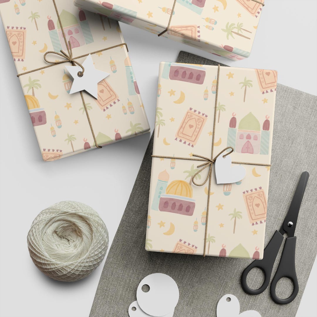 Eid, Ramadan Gift Wrapping Paper Sheets, 1pc - Etsy